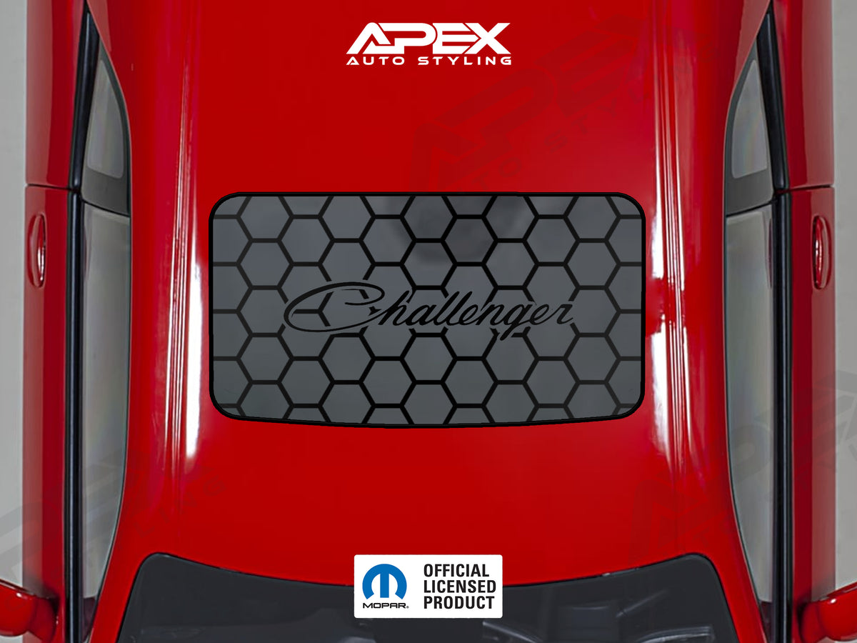 Dodge Challenger Sunroof Decal - Challenger Logo – Apex Auto Styling