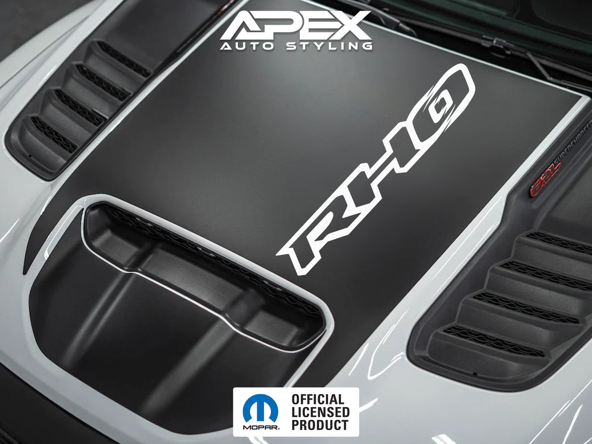 RAM RHO Hood Decals - RHO Hurricane Logo Cutout – Apex Auto Styling
