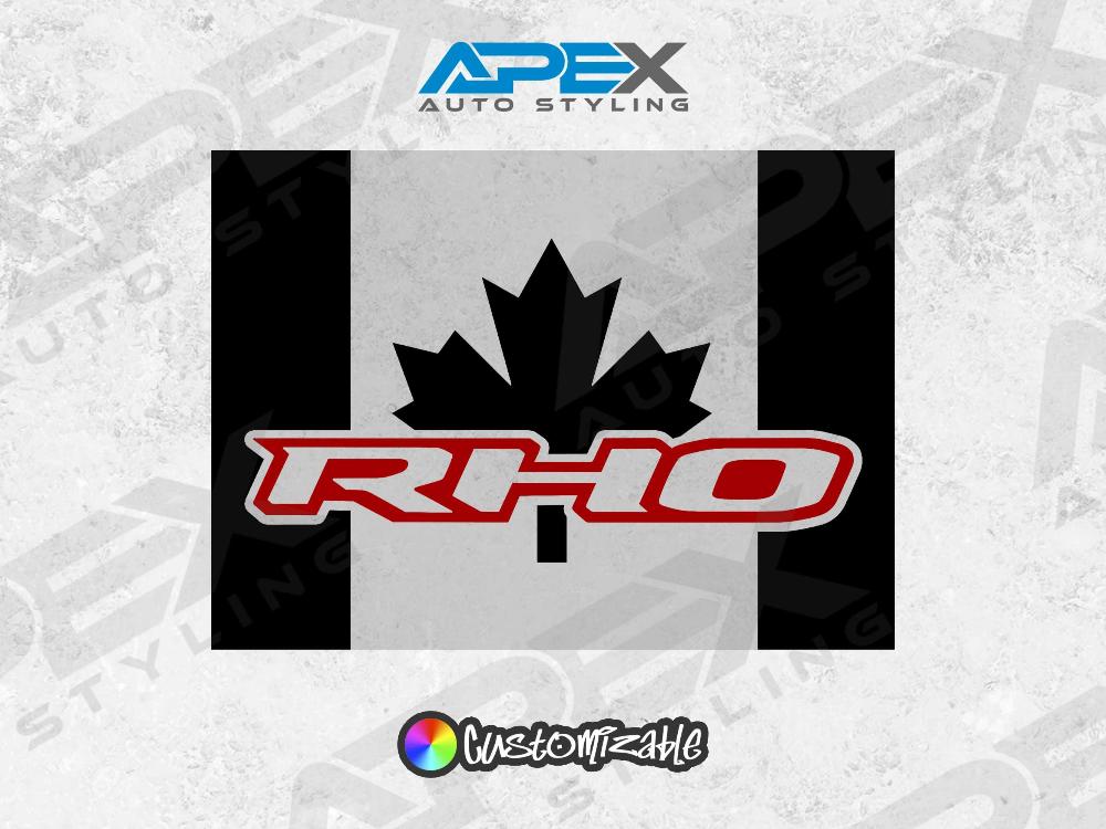2009+ RAM Rear Sliding Window Decals - RHO Logo – Apex Auto Styling